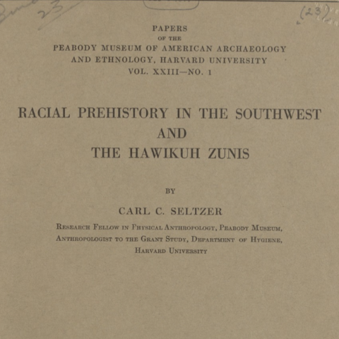 Racial Prehistory in the Southwest and the Hawikuh Zunis | Peabody ...